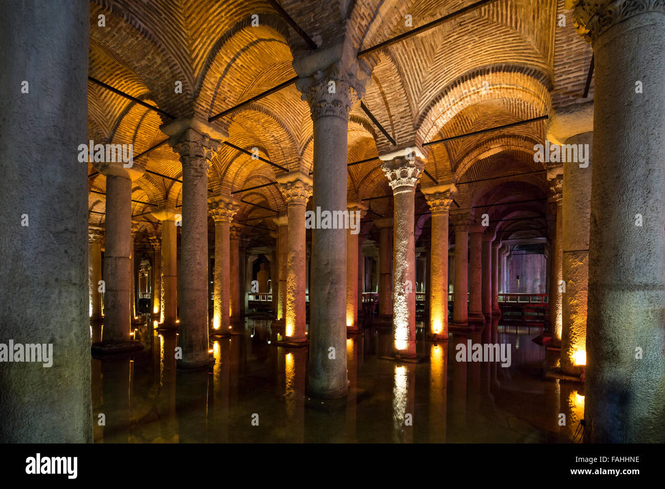 Underground Basilica Cistern, Istanbul, Turkey Stock Photo - Alamy