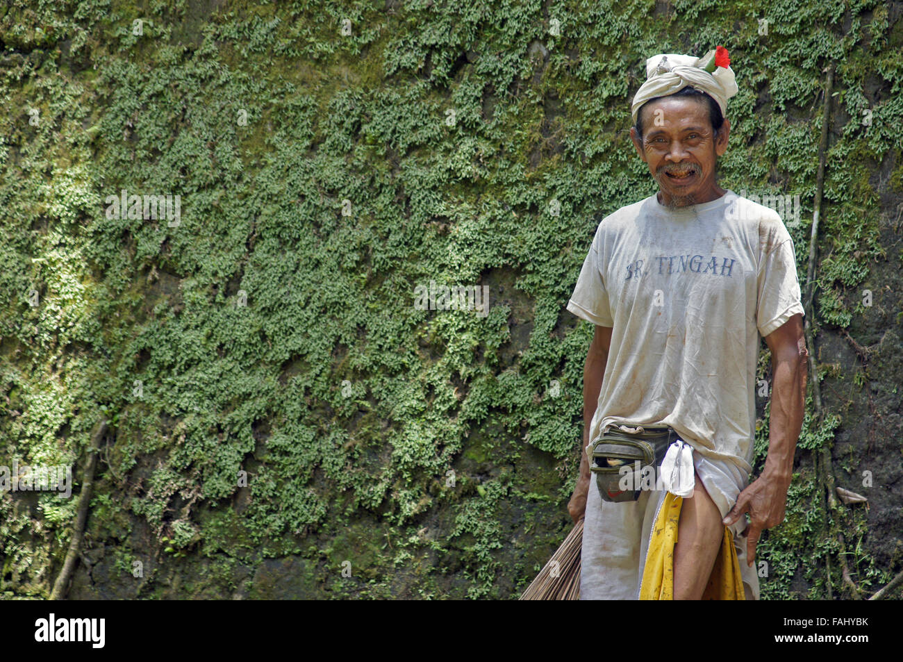 Balinese old man Stock Photo - Alamy