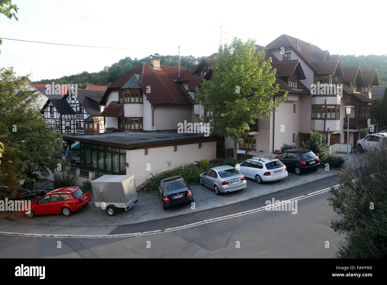 Europe Germany Lauda town Stock Photo - Alamy