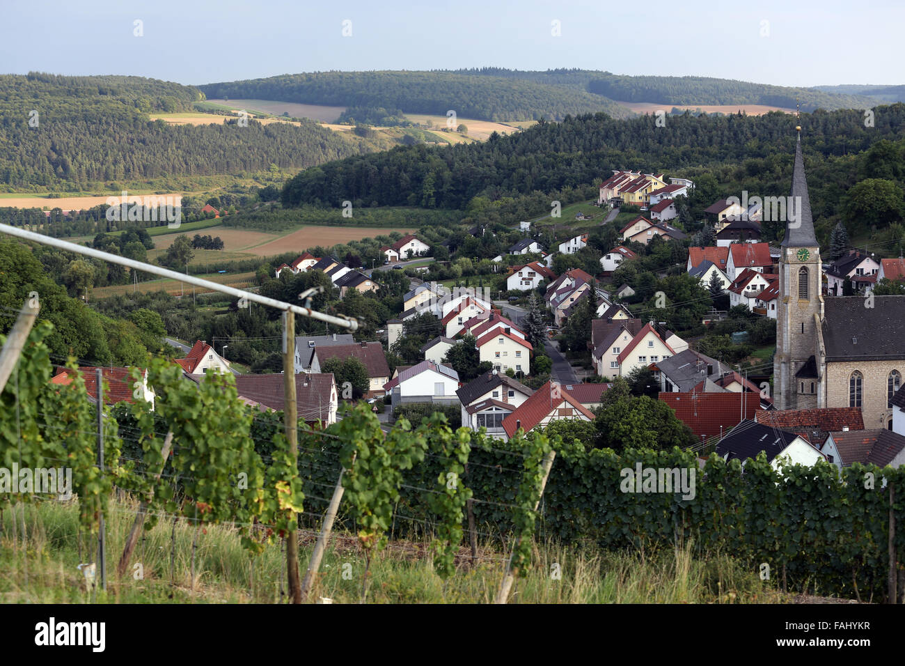Europe Germany Lauda town Stock Photo - Alamy