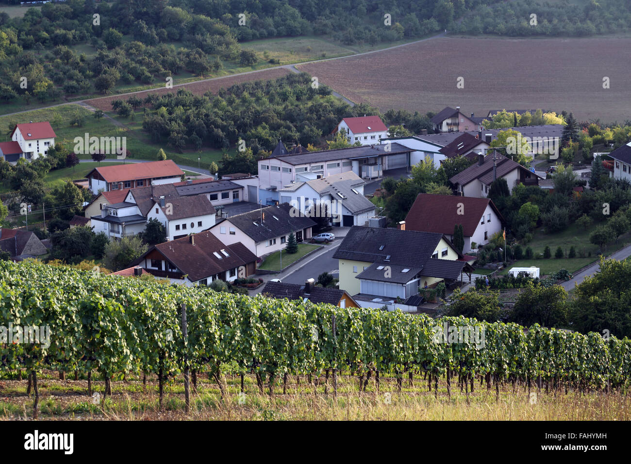Europe Germany Lauda town Stock Photo - Alamy