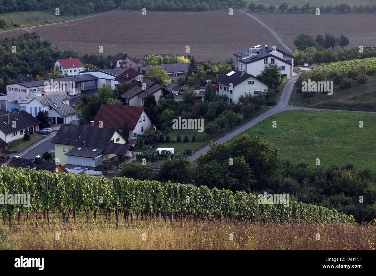 Europe Germany Lauda town Stock Photo - Alamy