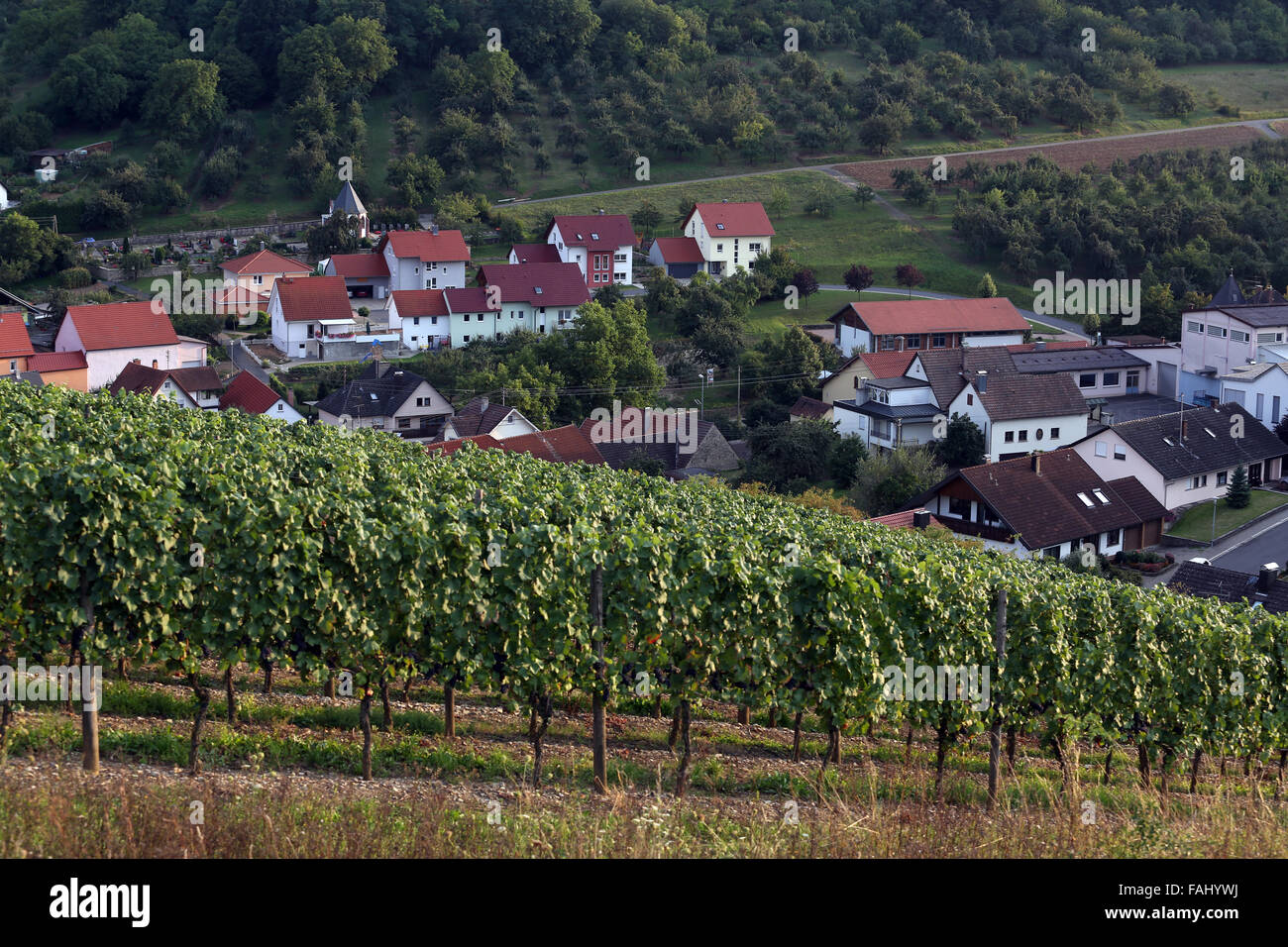 Europe Germany Lauda town Stock Photo - Alamy