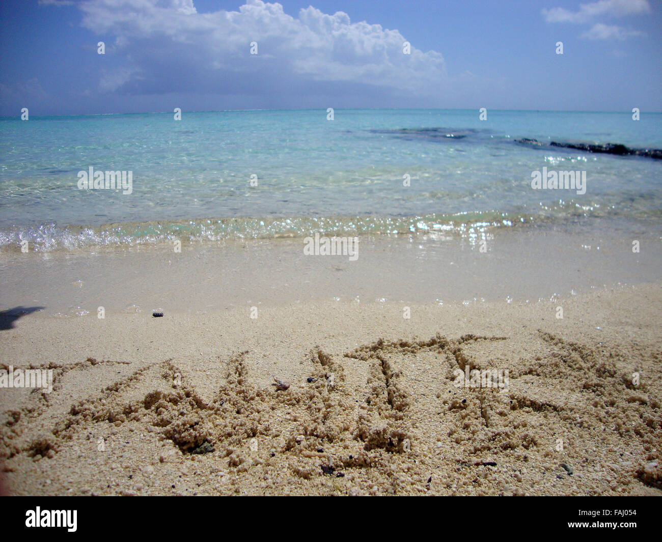 View of Matira Beach, Bora Bora, French Polynesia Stock Photo - Alamy