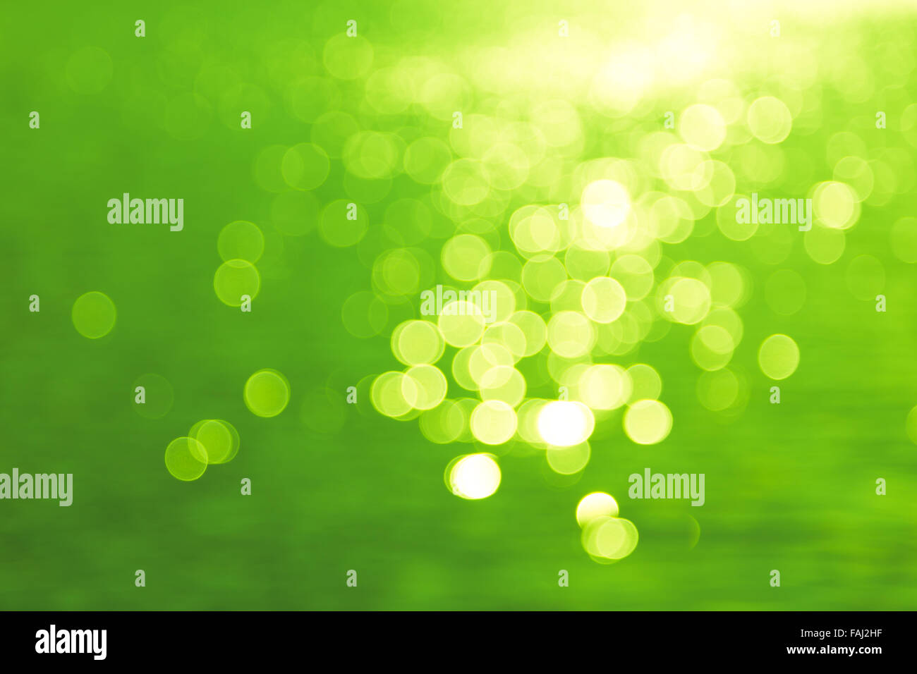 Colorful Bokeh from reflection of water sprite with sunlight Stock ...
