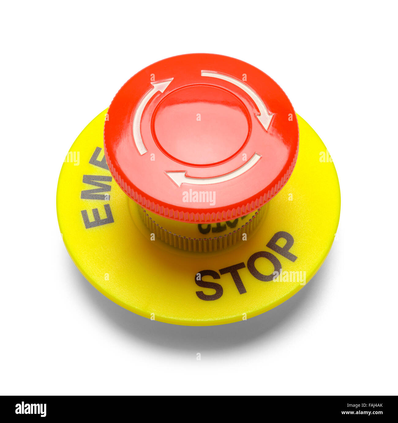 Large Red Emergency Stop Button Isolated on a White Background Stock ... Large Red Emergency Stop Button Isolated on a White Background Stock ...