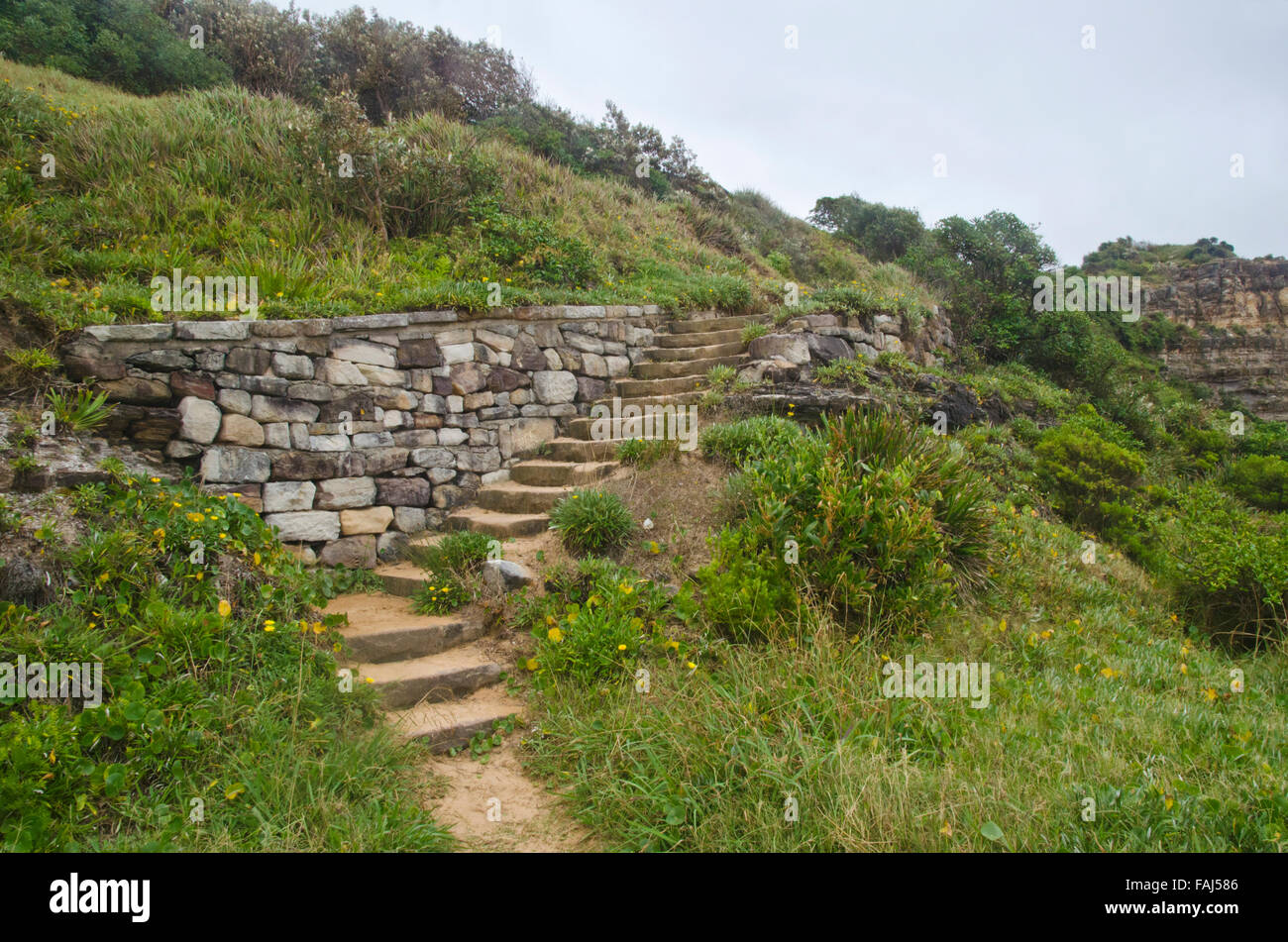 Cliff side stairs hi-res stock photography and images - Alamy