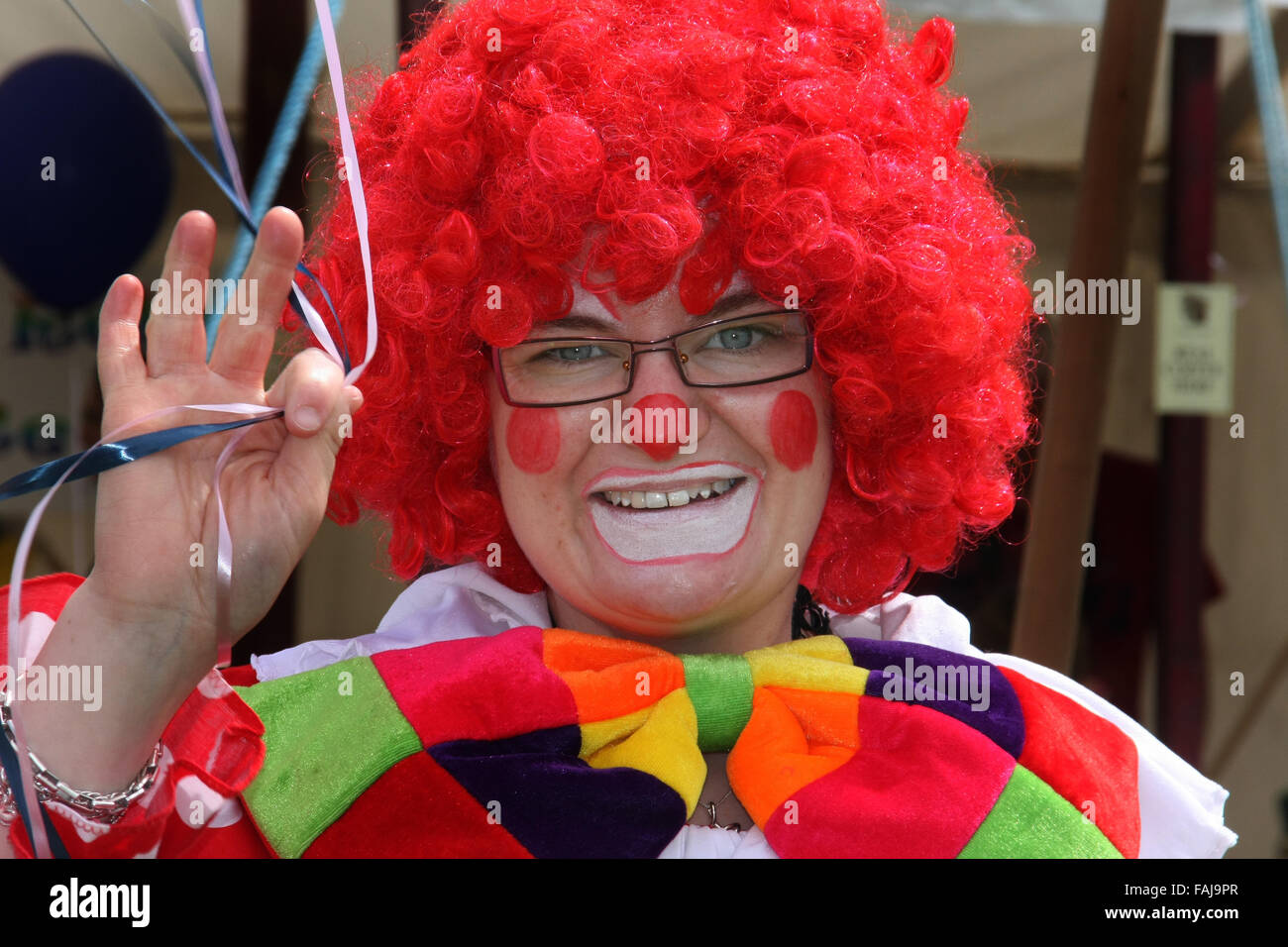 Clown make up Stock Photo - Alamy