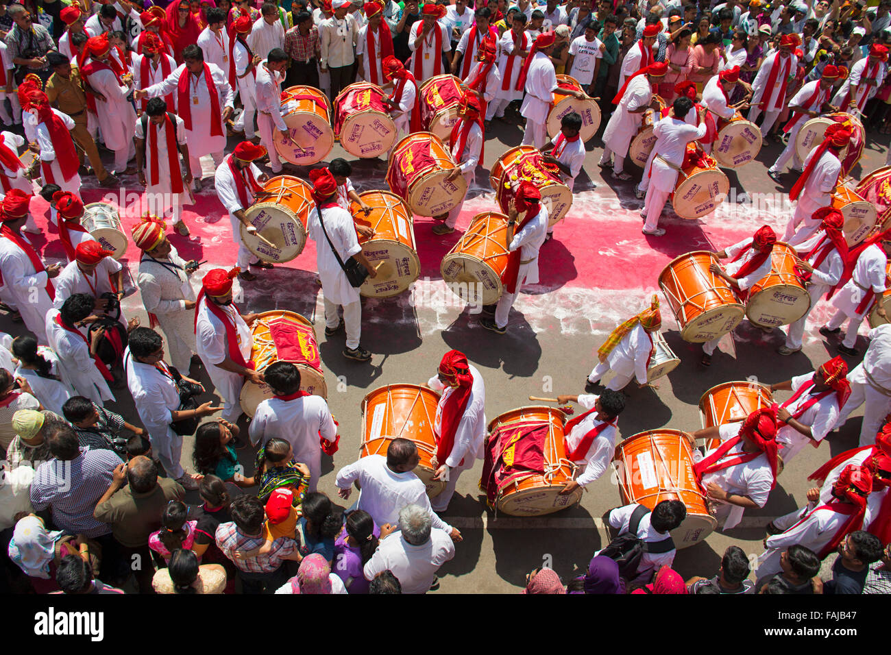 Ganesh festival procession. Pune, India Stock Photo - Alamy