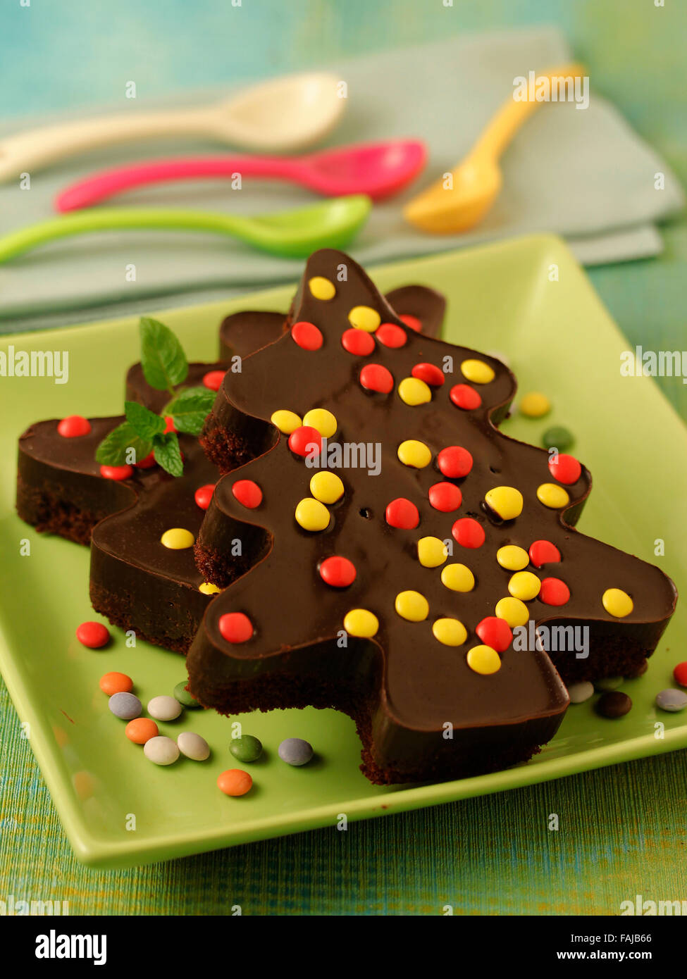 Sweet chocolate christmas trees hi-res stock photography and images - Alamy