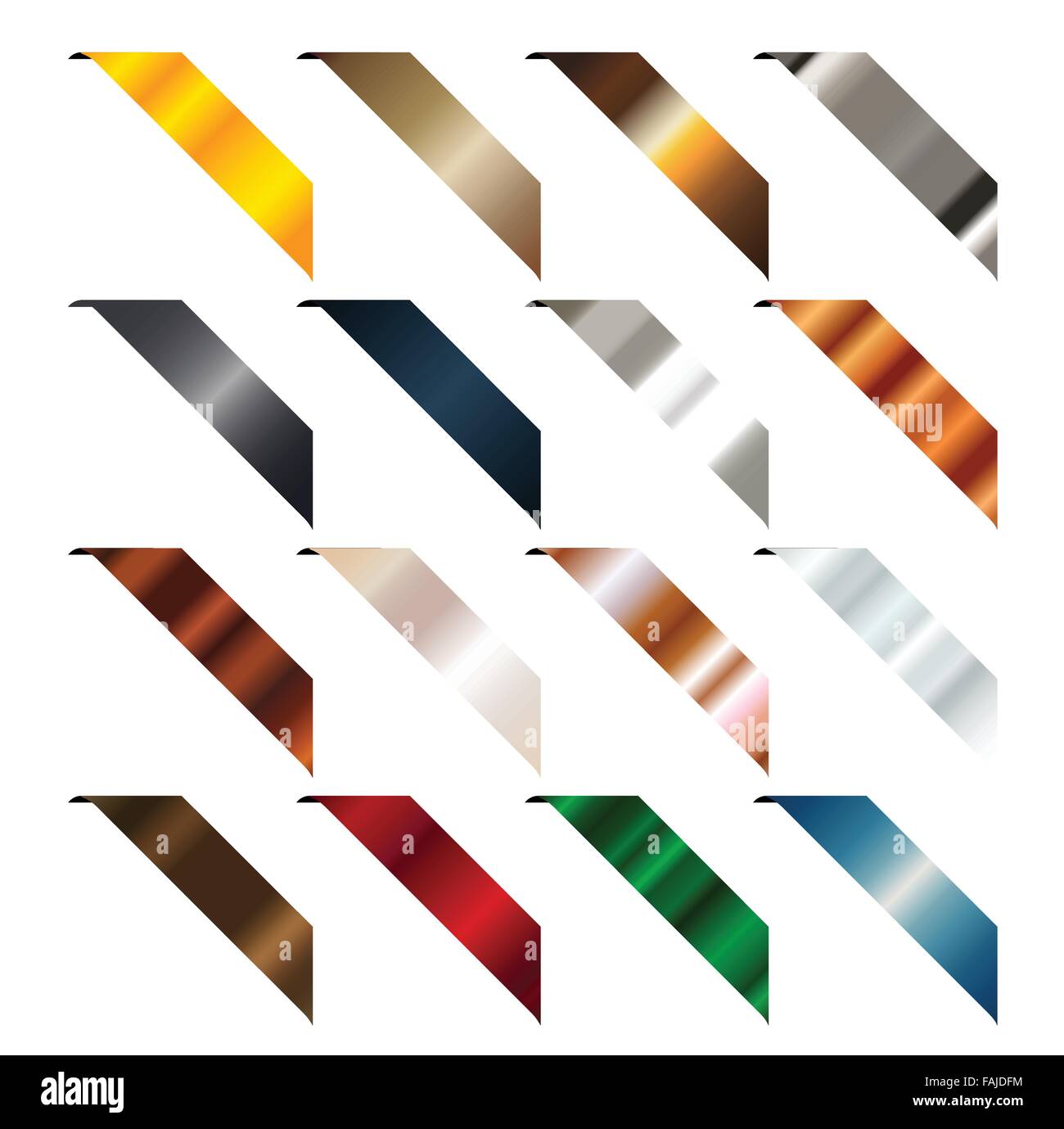 A collectionn of page corner curls Stock Vector Image & Art - Alamy