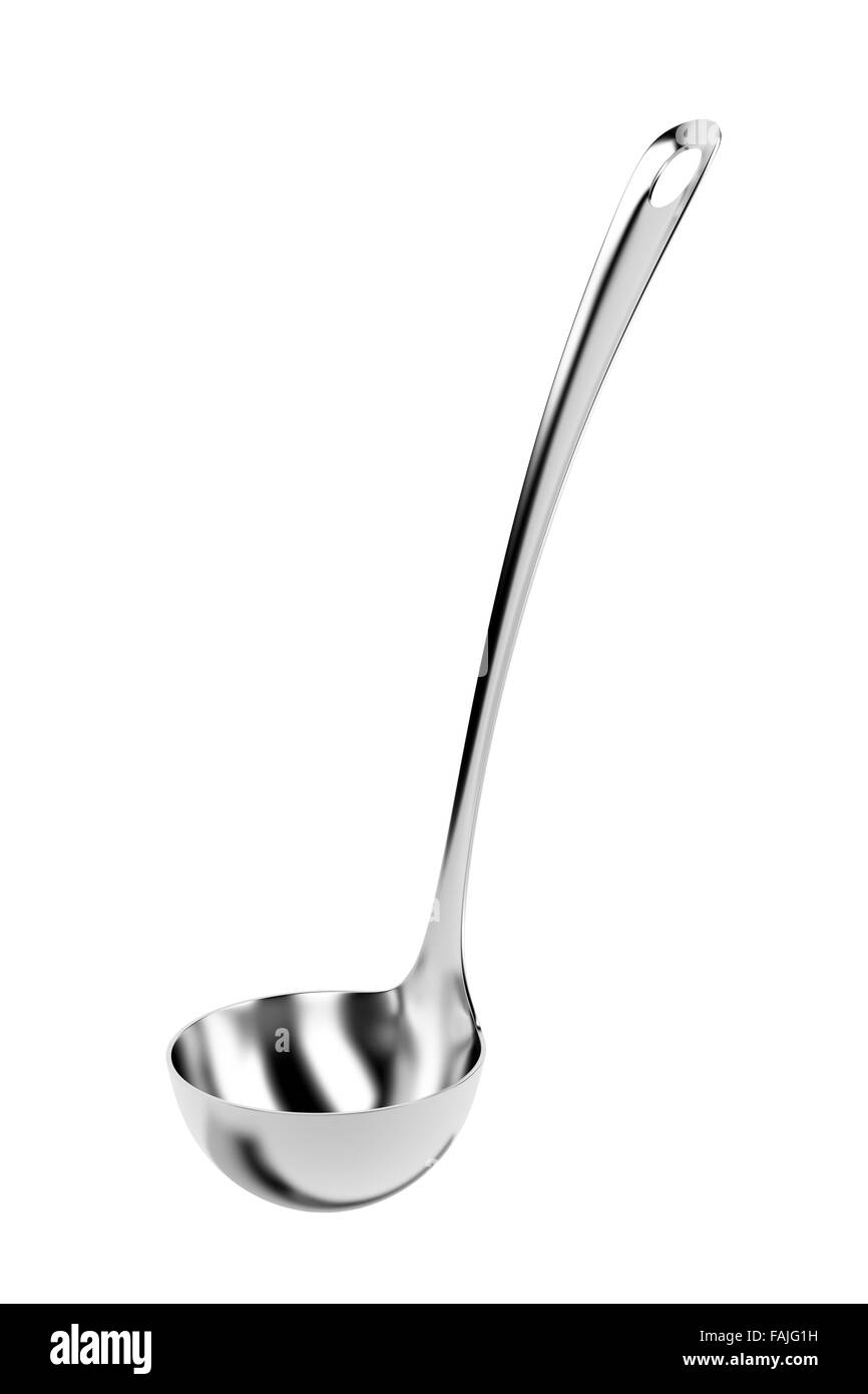 Ladle isolated on white background Stock Photo - Alamy