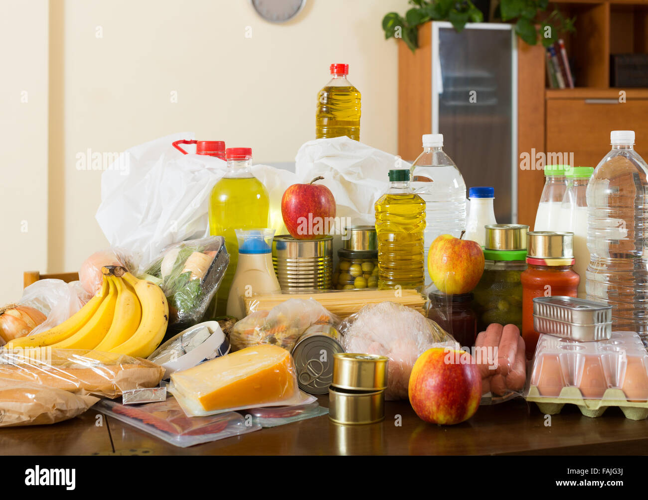 Still life foodstuffs supermarket on hi-res stock photography and ...
