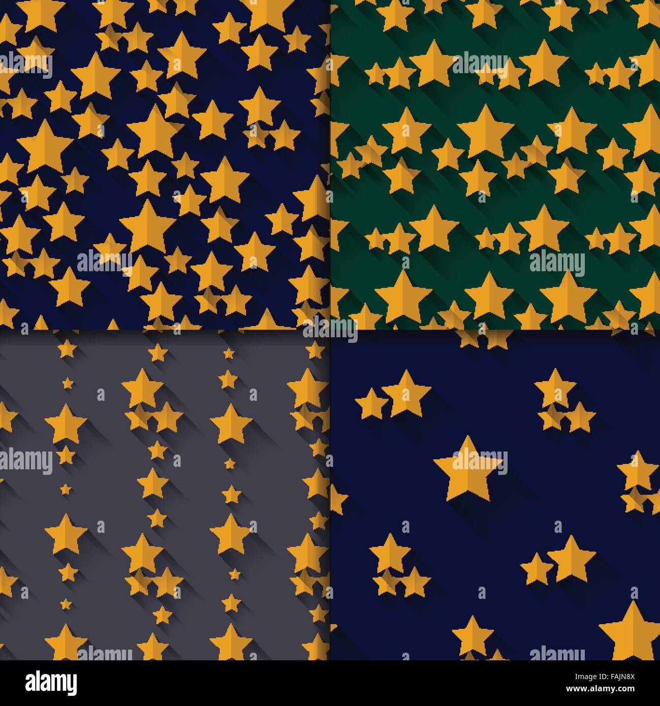 Seamless starry patterns Stock Vector Image & Art - Alamy