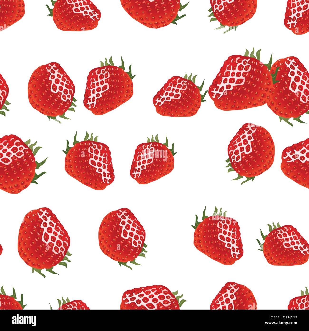 Seamless pattern with strawberry Stock Vector Image & Art - Alamy