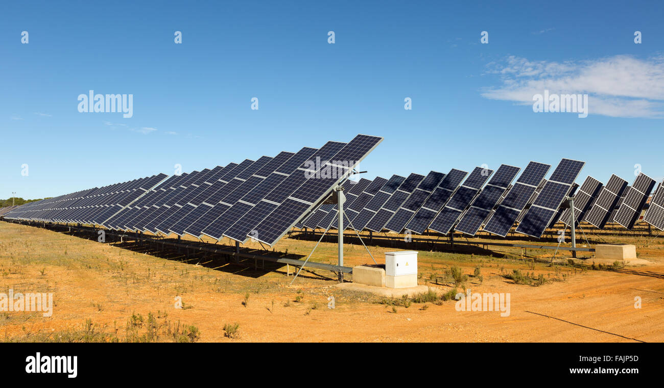 Power polar panel system at desert Stock Photo - Alamy