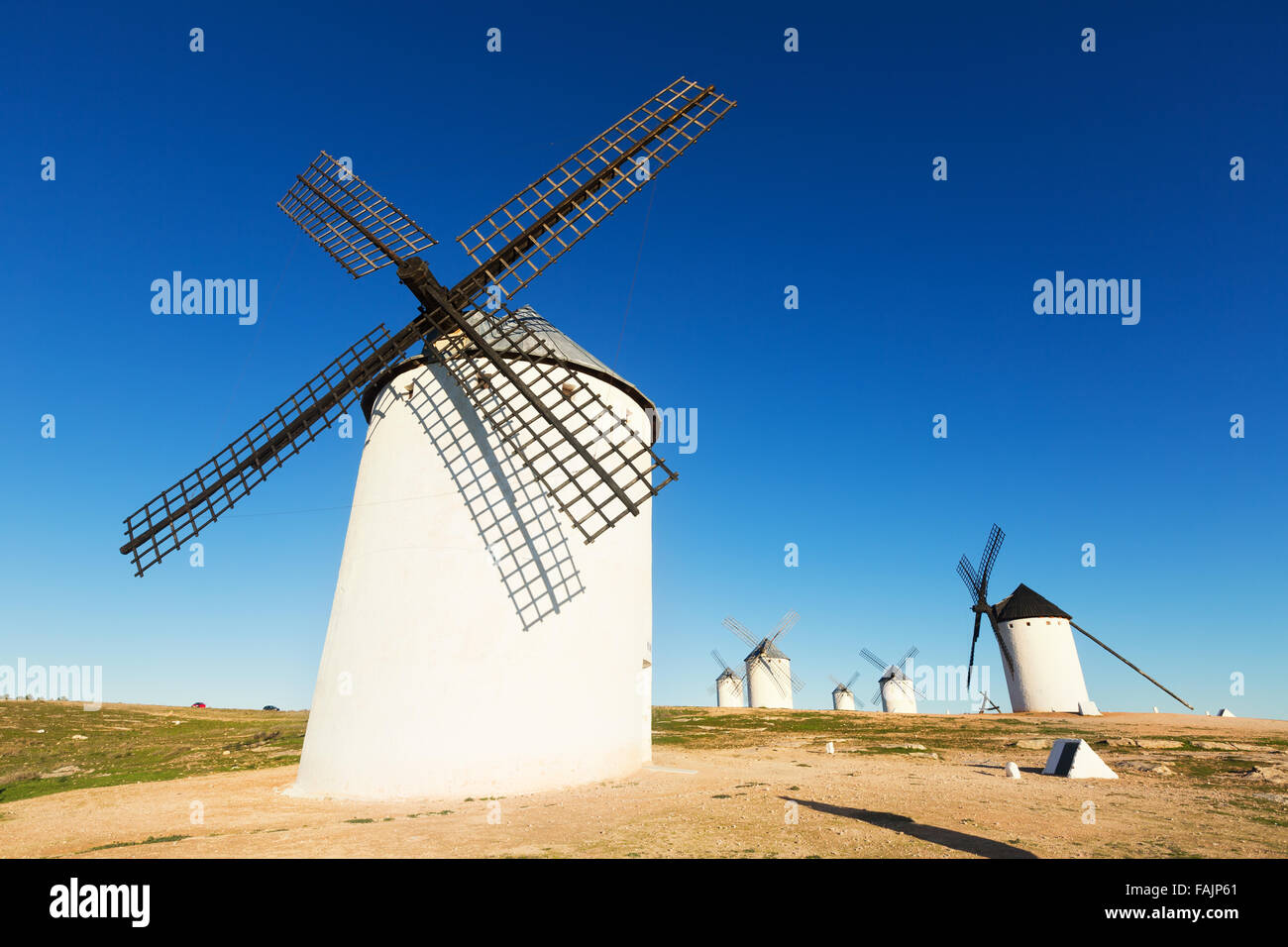 Wide angle shot windmill hi-res stock photography and images - Alamy