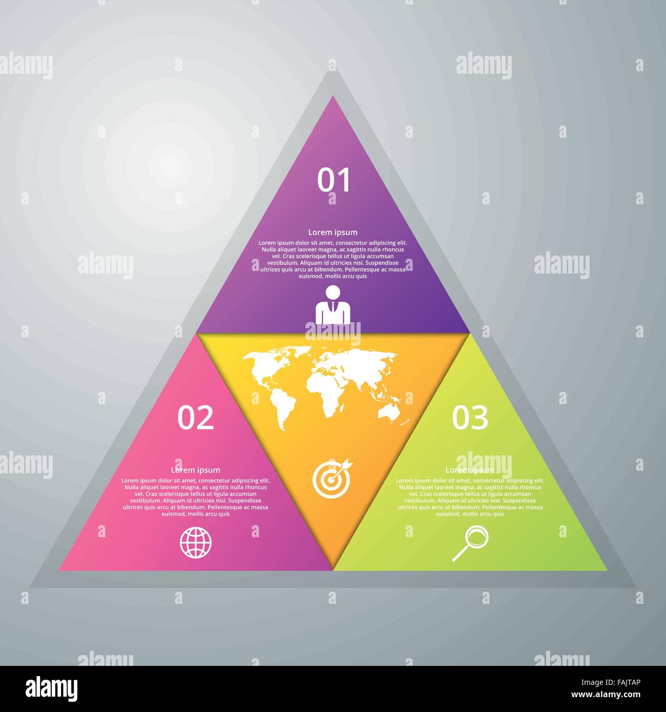 Vector illustration infographics three options Stock Vector Image & Art ...