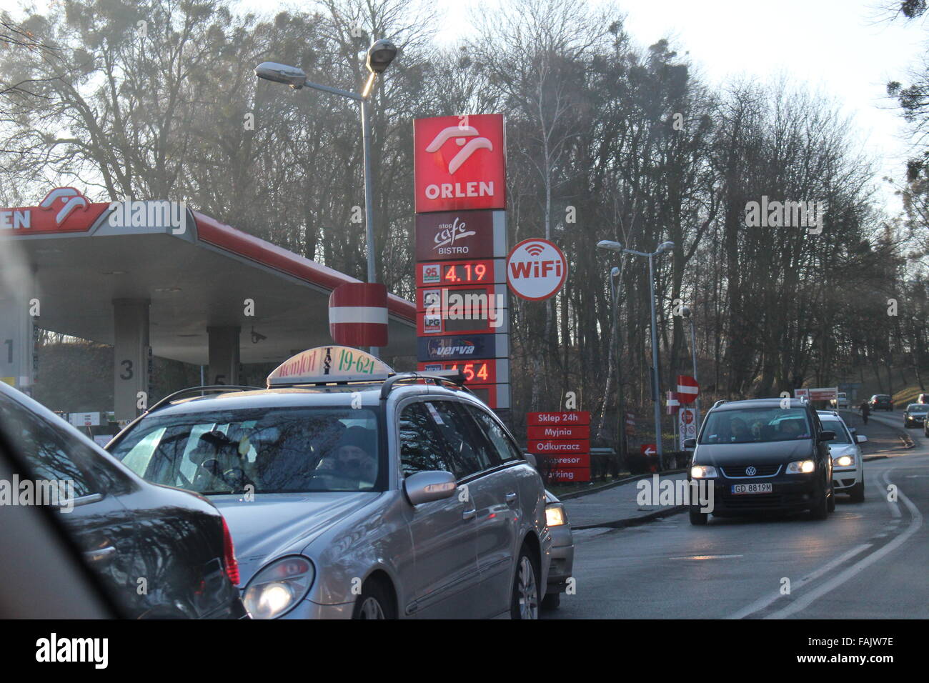 Orlen gas station hi-res stock photography and images - Alamy