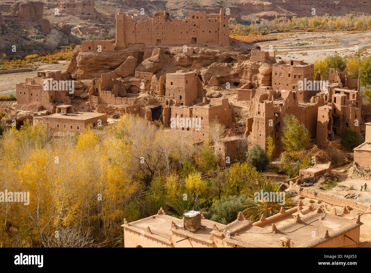Kasbah. Kalaat Mgouna. Roses valley. Morocco. North Africa Stock Photo ...