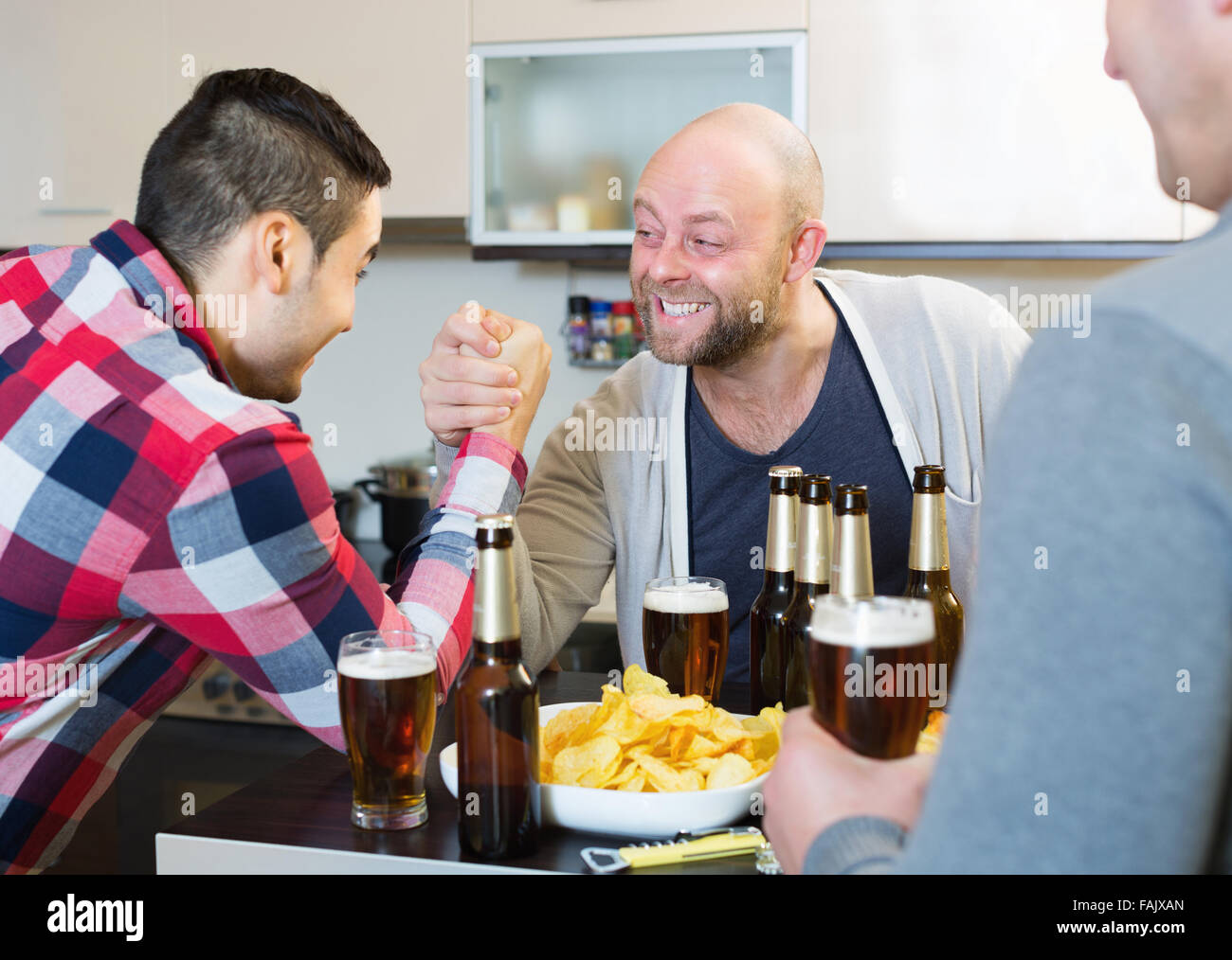 Three drunk men hi-res stock photography and images - Alamy