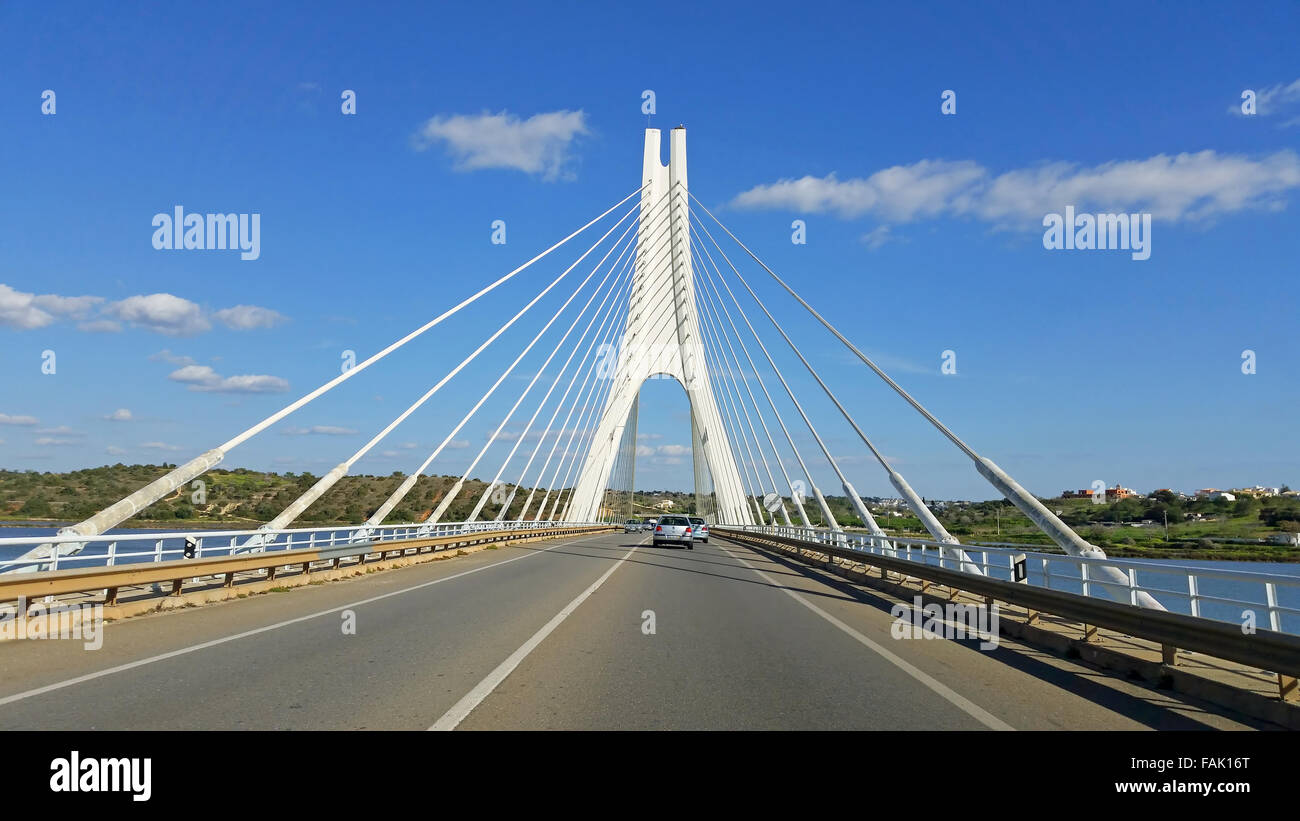 Arade River Bridge at Portimao, Algarve Portugal Stock Photo - Alamy