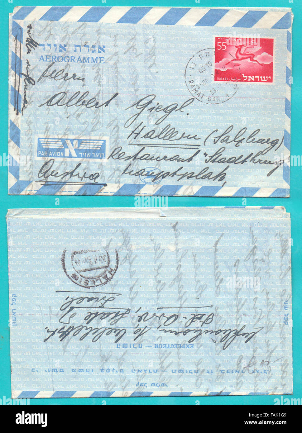 Aerogram letter hi-res stock photography and images - Alamy