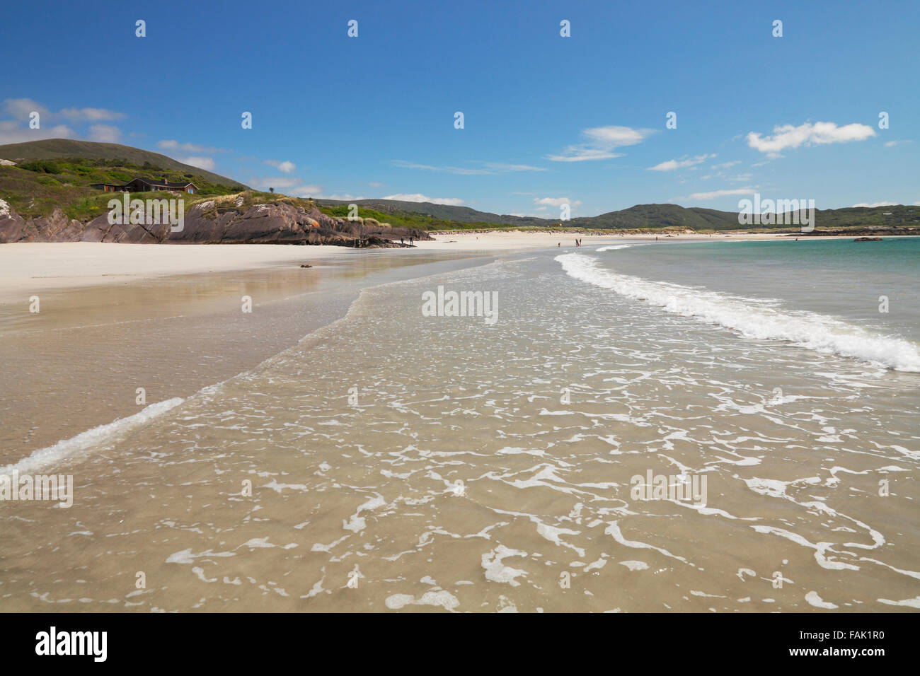Derrynane Bay near Caherdaniel at the Ring of Kerry, County Kerry ...