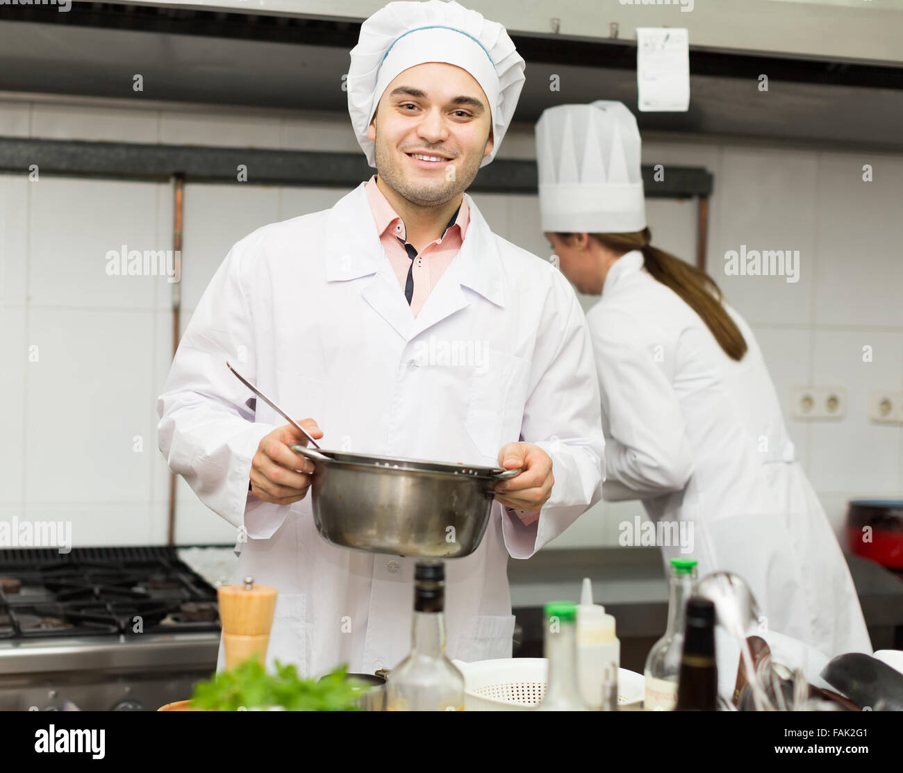 Professional kitchen utensils on white hi-res stock photography and ...