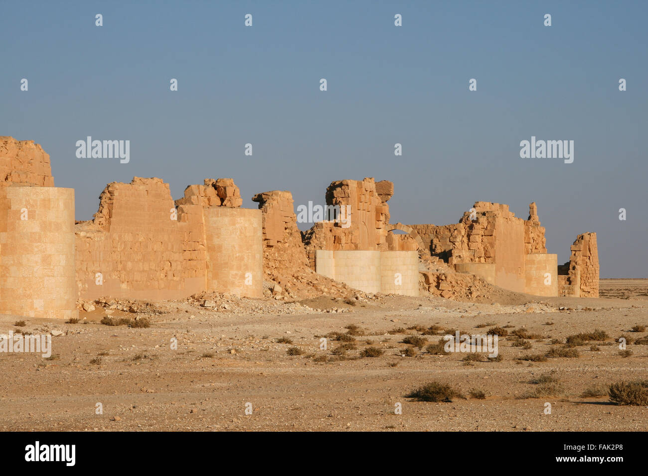 the desert castle of Qasr al Hayr al-Sharqi, Syria Stock Photo - Alamy