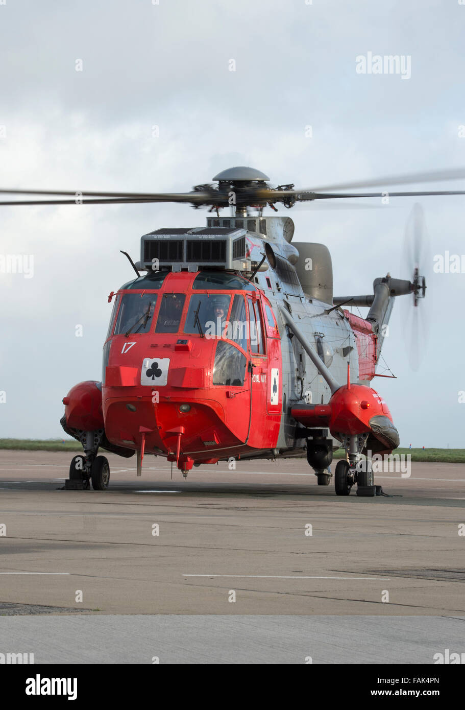 Royal Navy 771 Squadron Search and Rescue Unit on their final day of ...