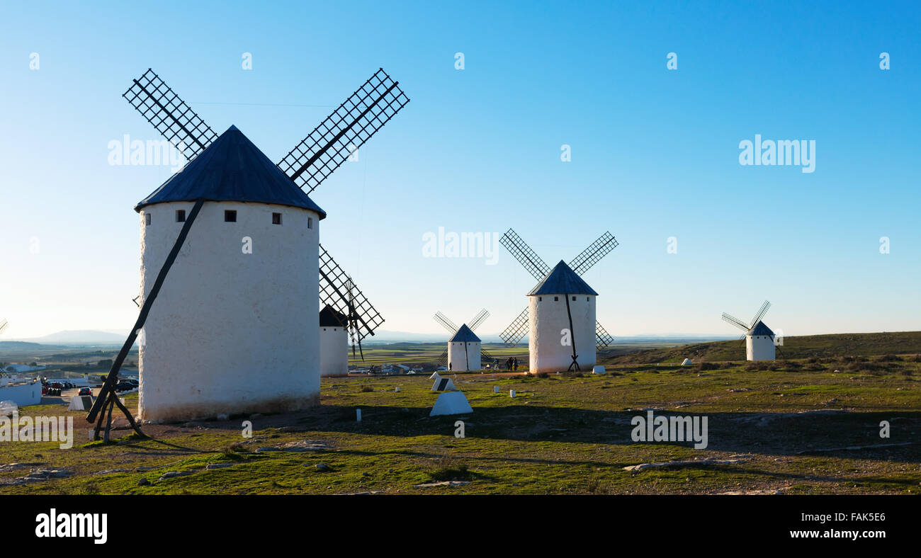 Windmill in day time la mancha hi-res stock photography and images - Alamy