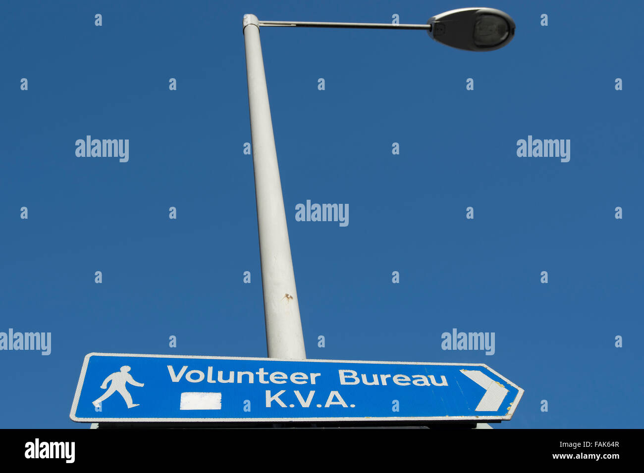 Kva signs signage volunteering bureaux hi-res stock photography and ...
