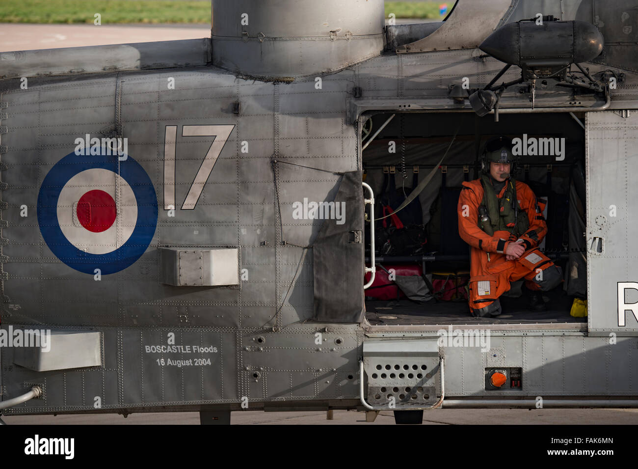 Royal Navy 771 Squadron Search and Rescue Unit on their final day of ...
