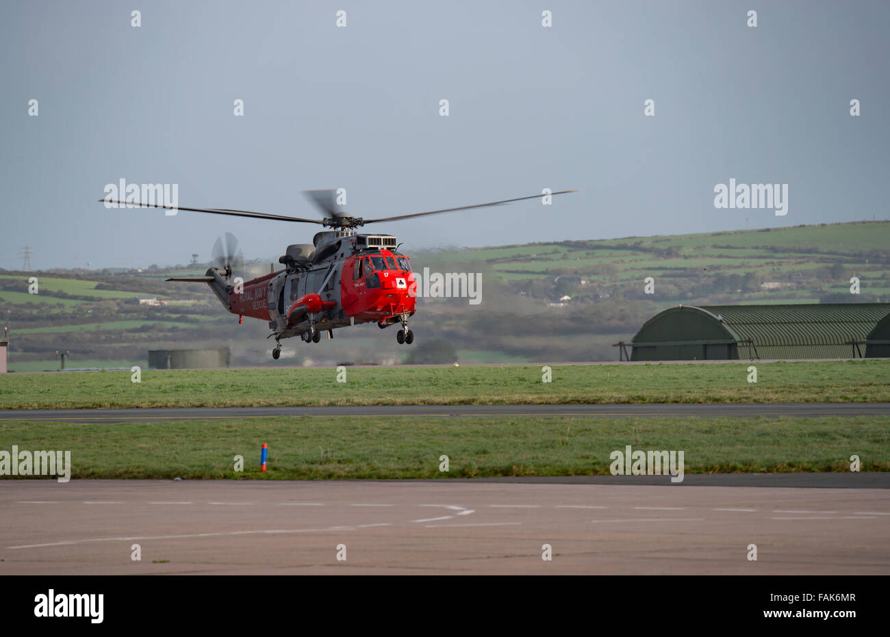 Royal Navy 771 Squadron Search and Rescue Unit on their final day of ...