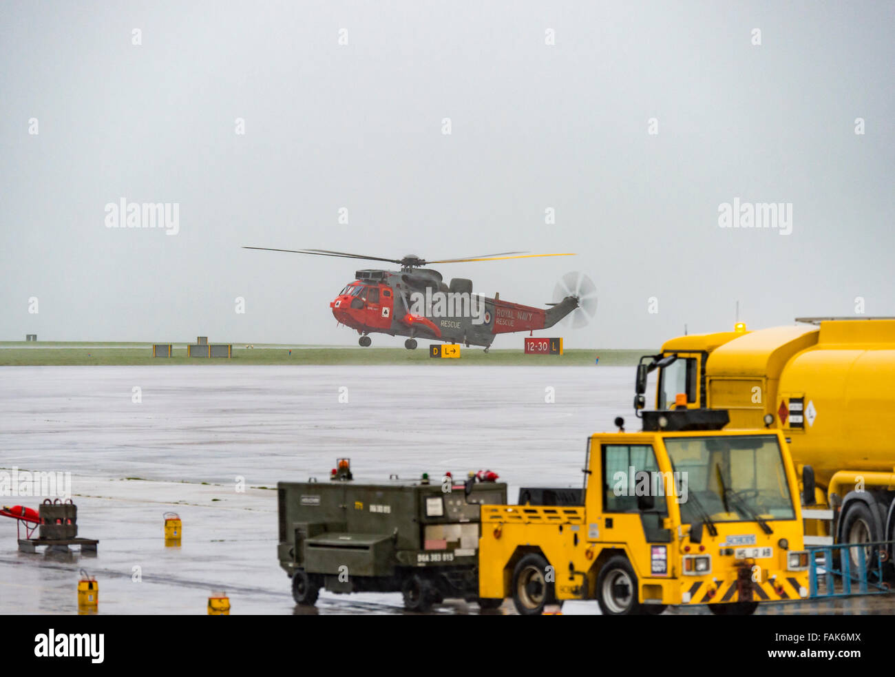 Royal Navy 771 Squadron Search and Rescue Unit on their final day of ...