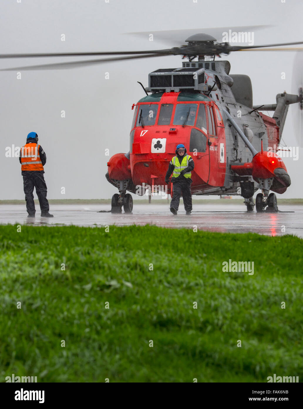 771 Squadron Royal Navy Sea King on their final day of Search and ...