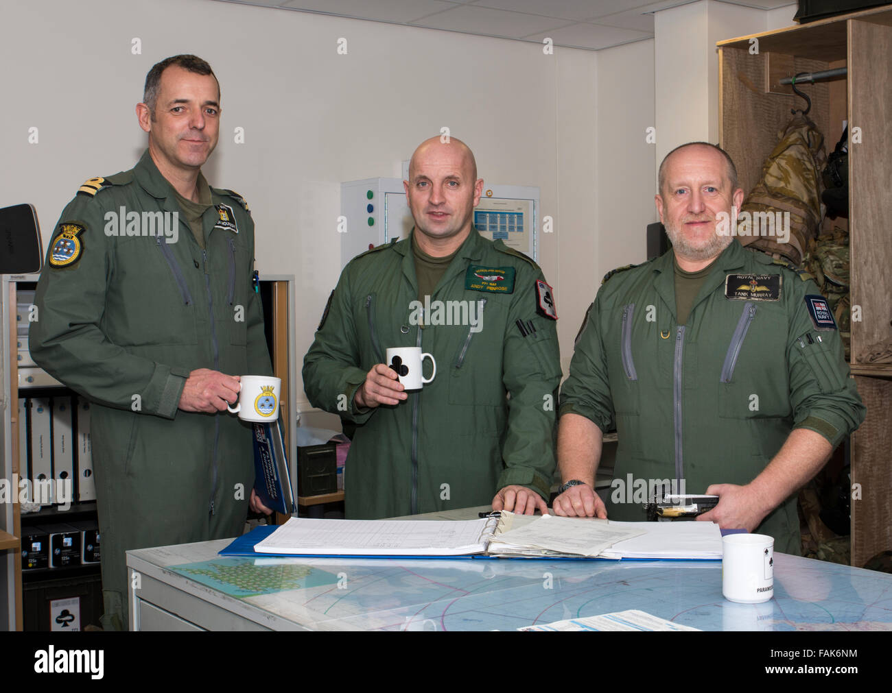 Royal Navy 771 Squadron Search and Rescue Unit on their final day of ...
