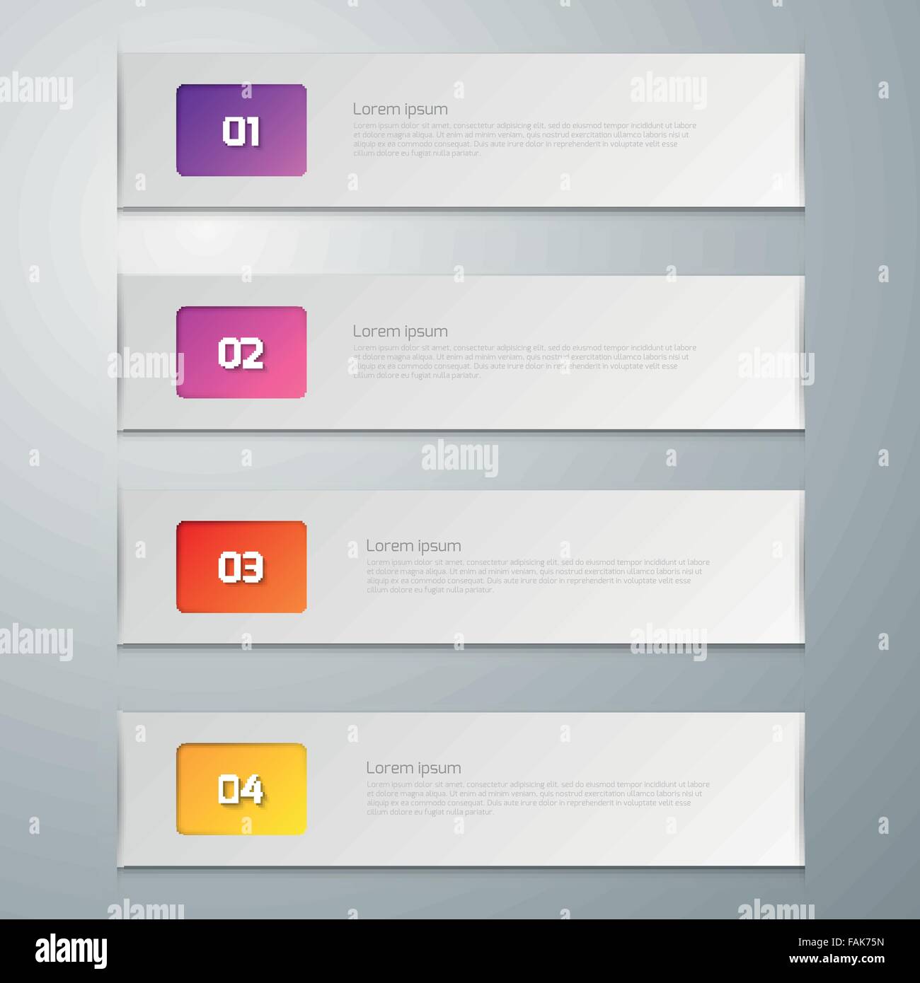 Vector illustration infographics four options Stock Vector Image & Art ...