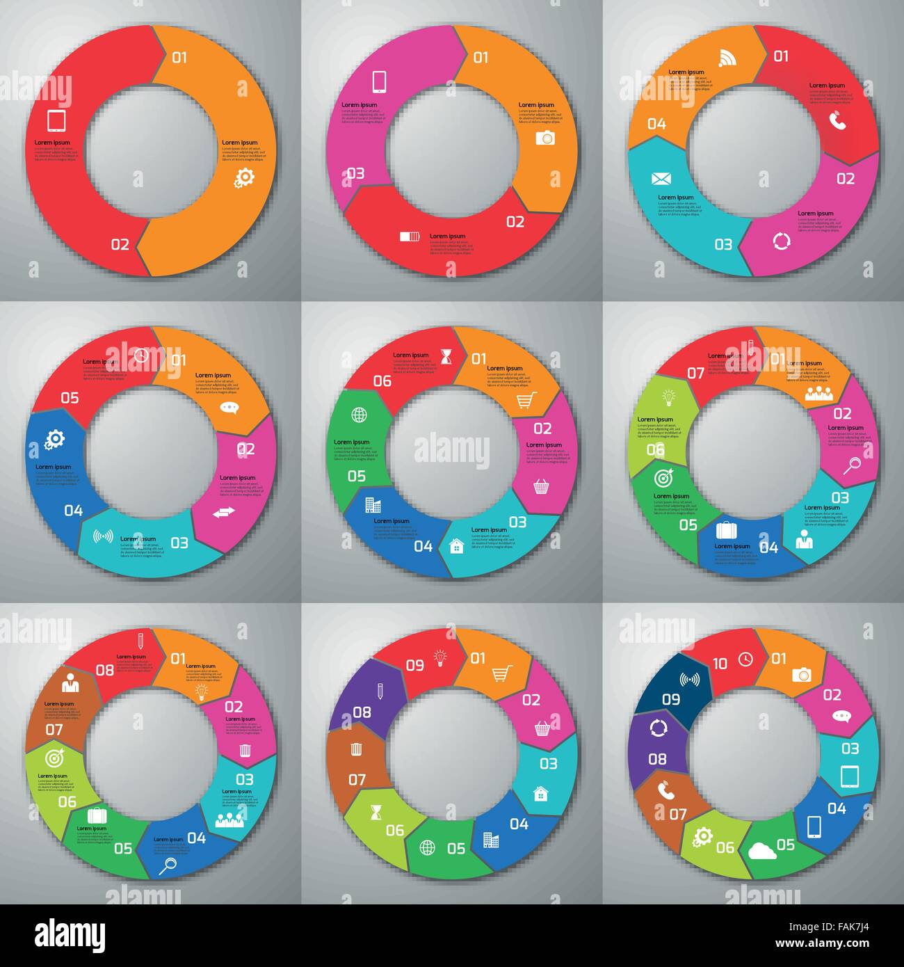 Vector illustration infographics set Stock Vector Image & Art - Alamy