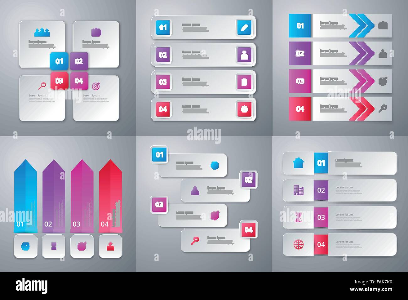 Vector illustration infographics set Stock Vector Image & Art - Alamy