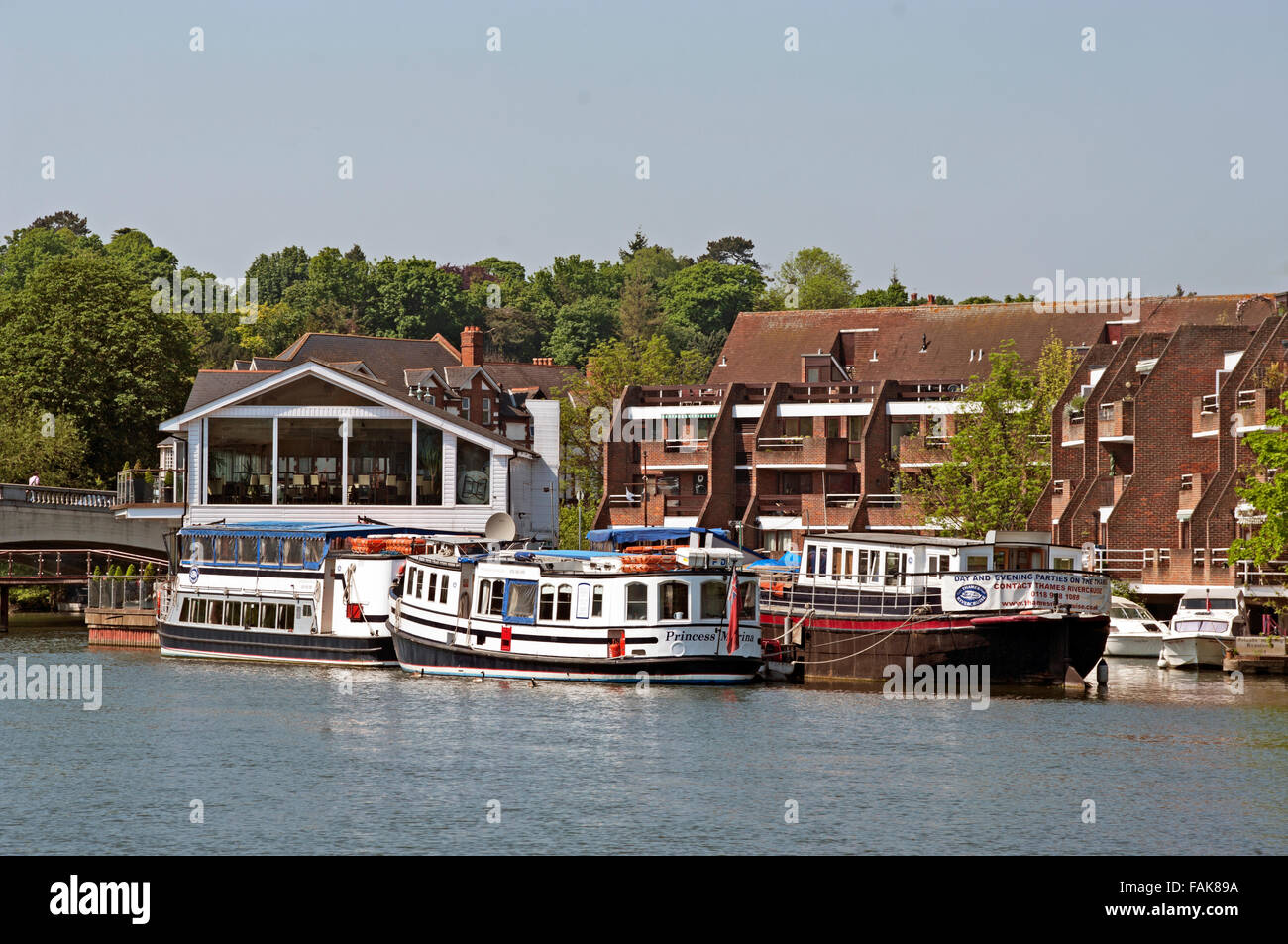 Caversham, Reading, Berkshire, England, River Thames Tourist Boats ...