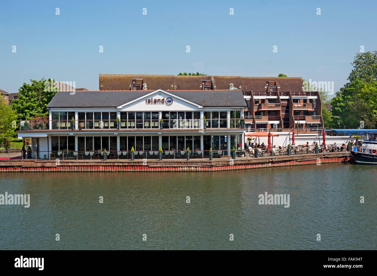 Caversham Reading, Island Bar and Restaurant, River Thames, Berkshire ...