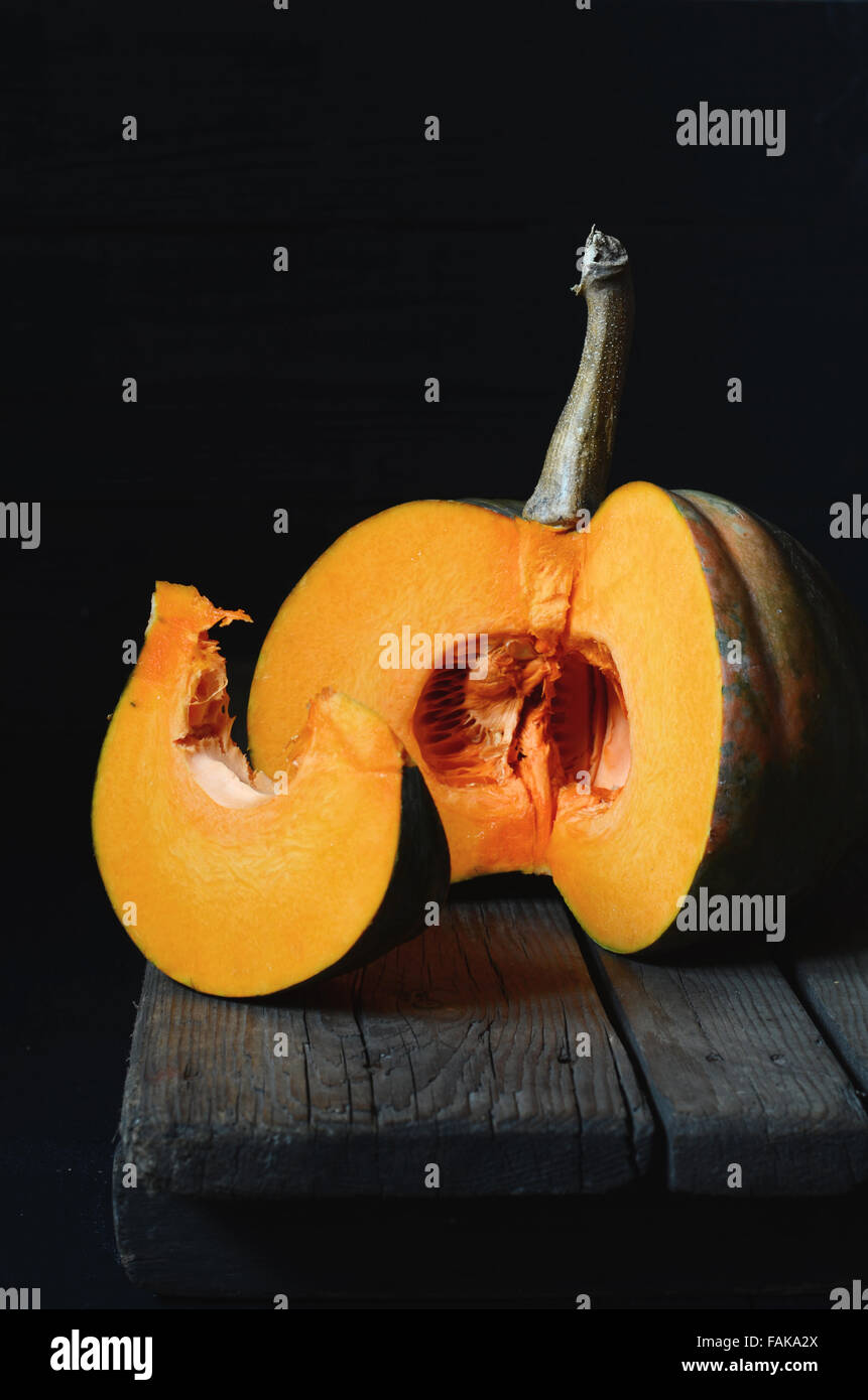 Sliced Fresh raw squash in autumn season Stock Photo - Alamy