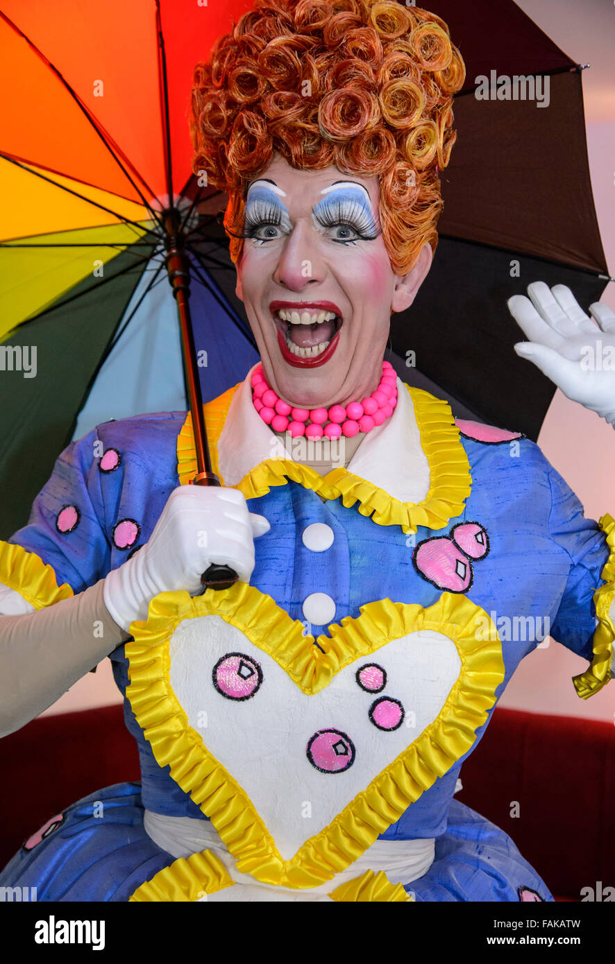 Aladdin pantomime panto character hi-res stock photography and images ...