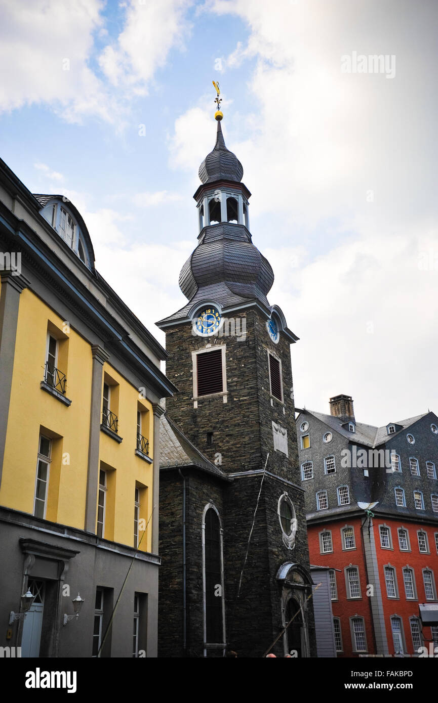 Monschau germany church hi-res stock photography and images - Alamy