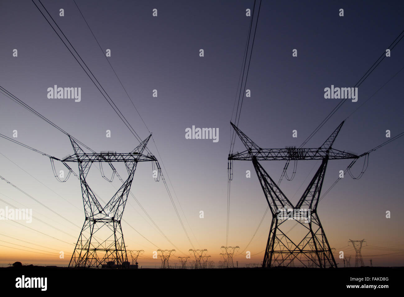 Eskom pylons hi-res stock photography and images - Alamy