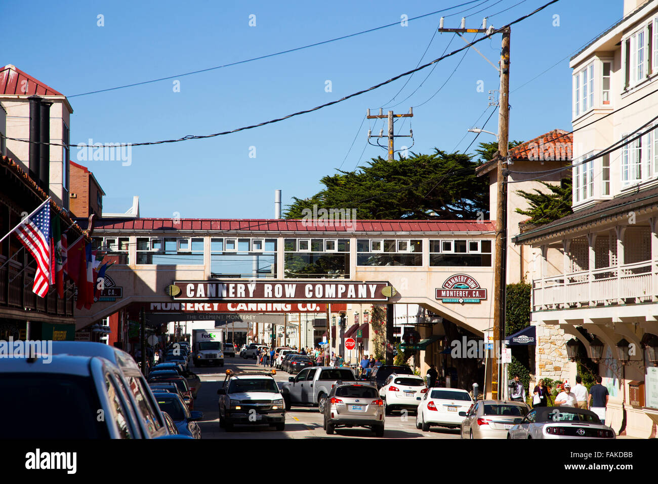 Cannery Row Company in Monterey, California Stock Photo - Alamy