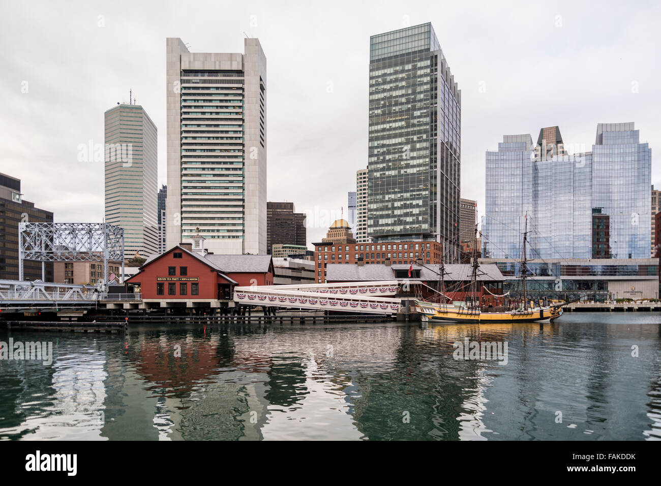 Portrait of Boston Downtown Stock Photo - Alamy