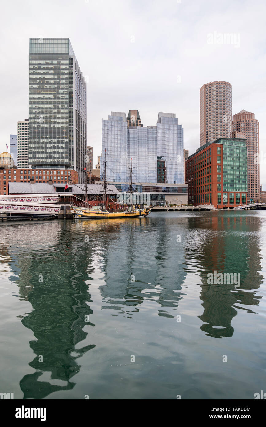 Portrait of Boston Downtown Stock Photo - Alamy